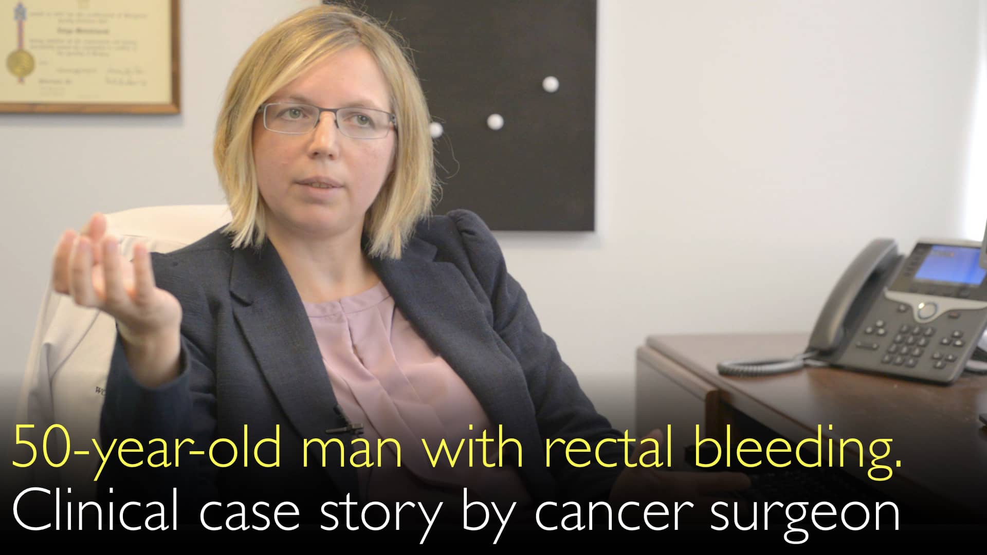 50-year-old man with rectal bleeding. Clinical case. 6 – DiagnosticDetectives.Com