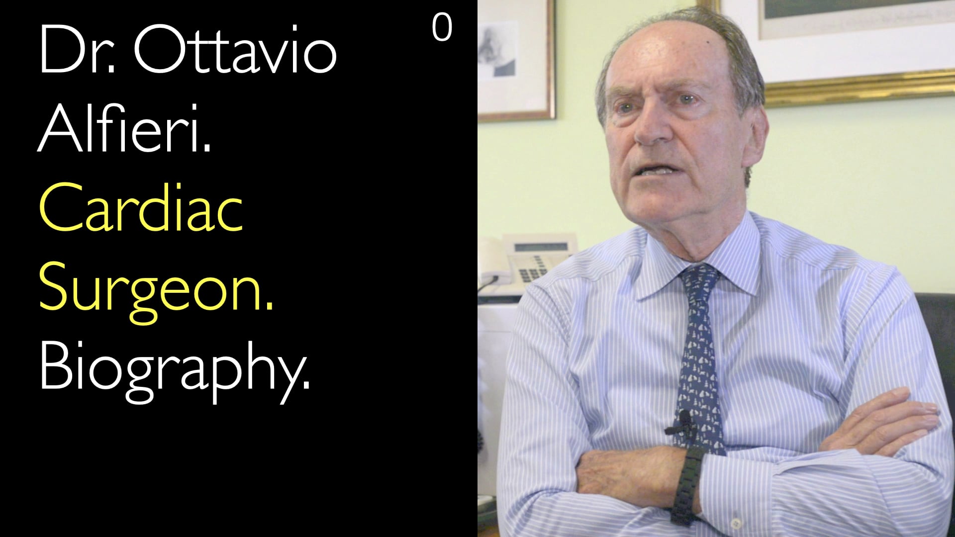 Dr. Ottavio Alfieri. Cardiac Surgeon. Biography. 0 – DiagnosticDetectives.Com