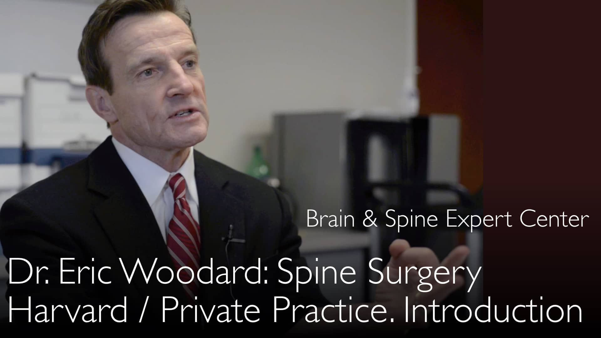 Dr. Eric Woodard. Spine surgery and spinal cord injury expert. Biograp ...