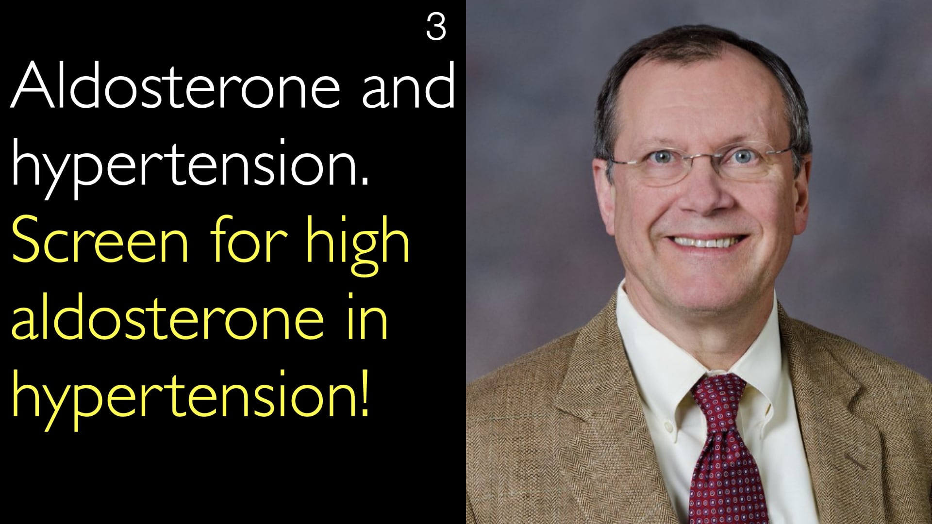 Aldosterone and hypertension. Screen for high aldosterone in hypertens ...