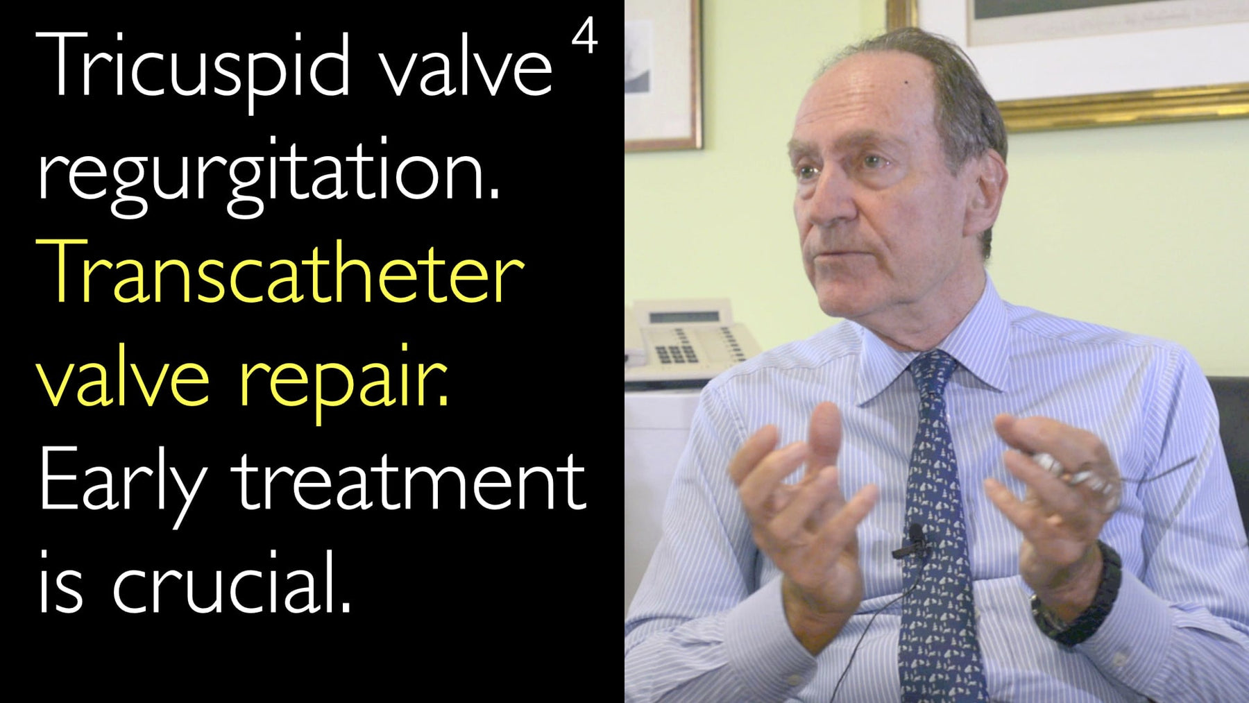 Tricuspid valve regurgitation. Transcatheter valve repair. Early treat ...