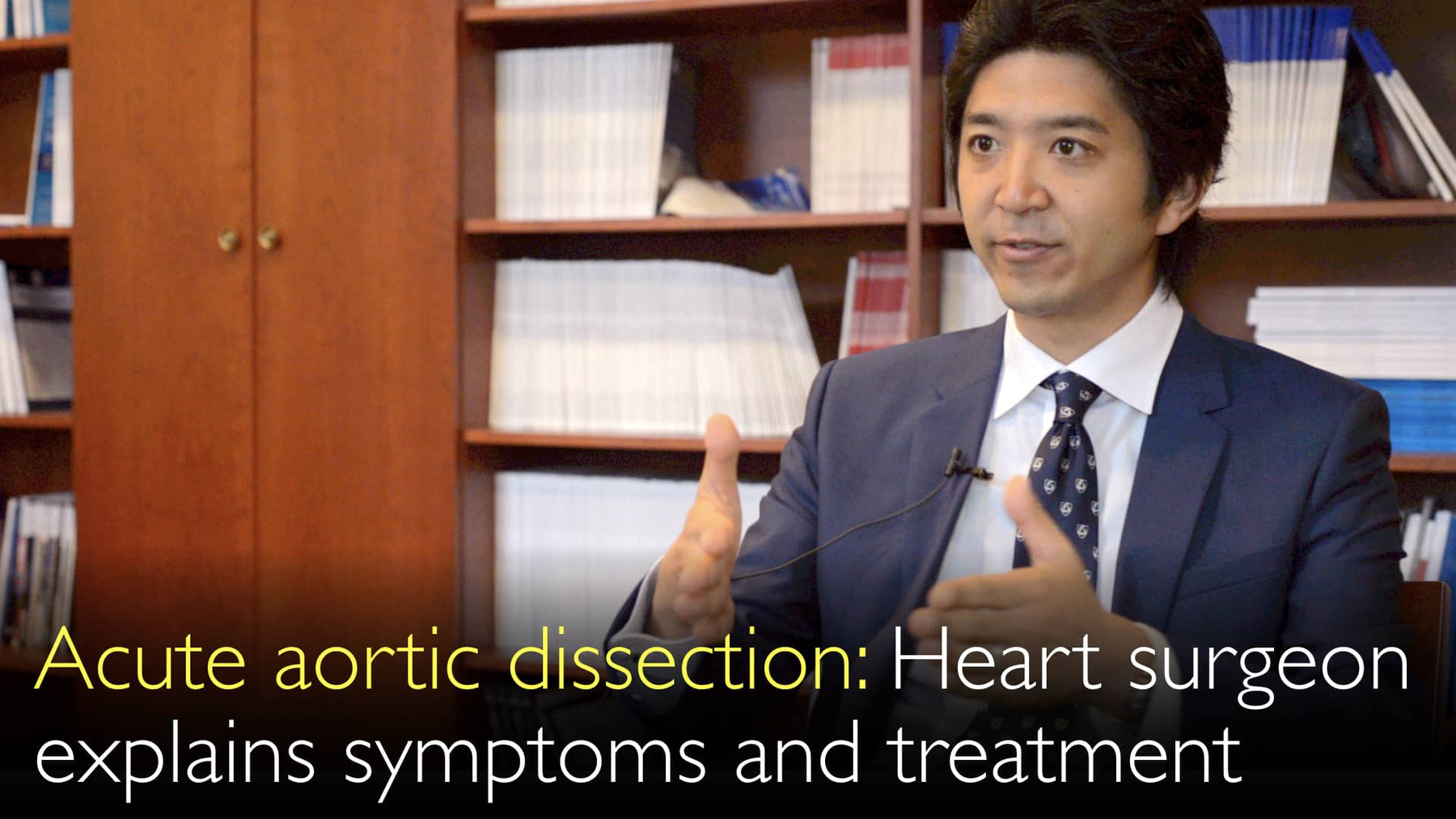 Acute aortic dissection. Heart surgeon explains symptoms and treatment ...