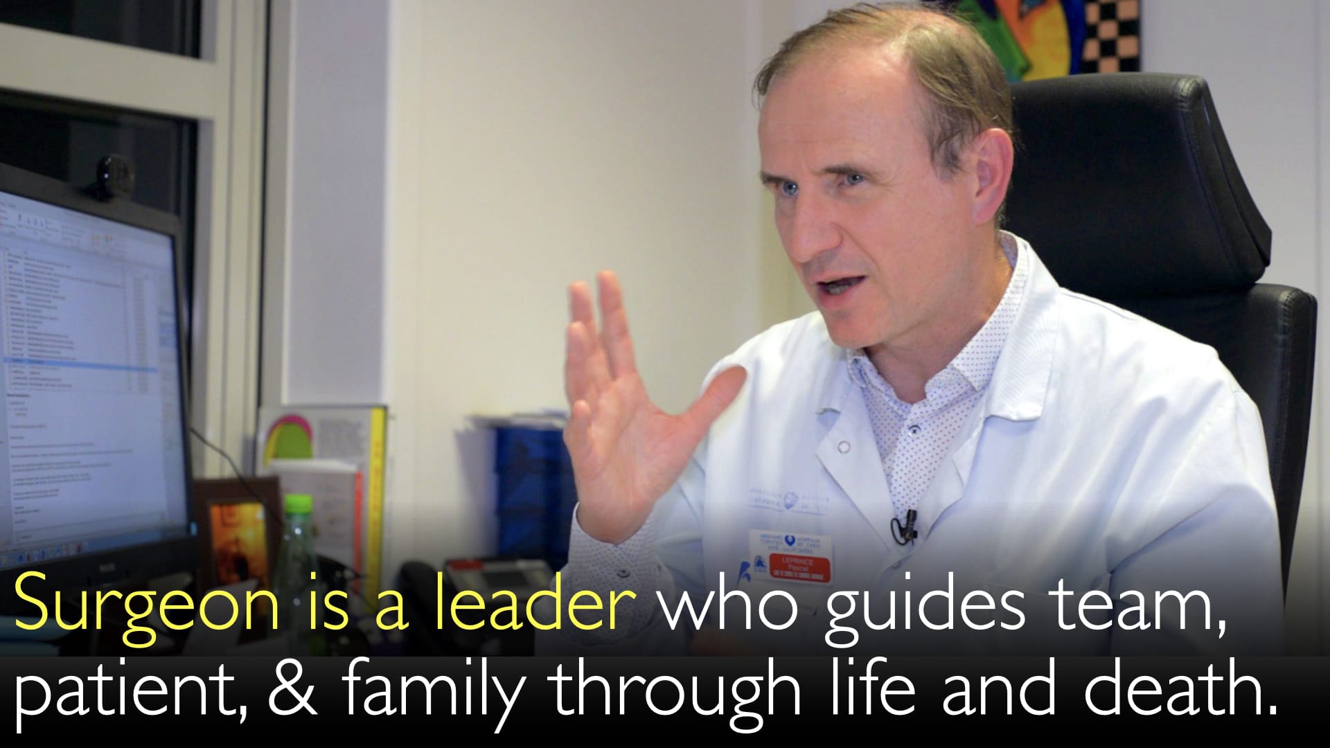 Surgeon is a leader who guides medical team, patients and families thr ...