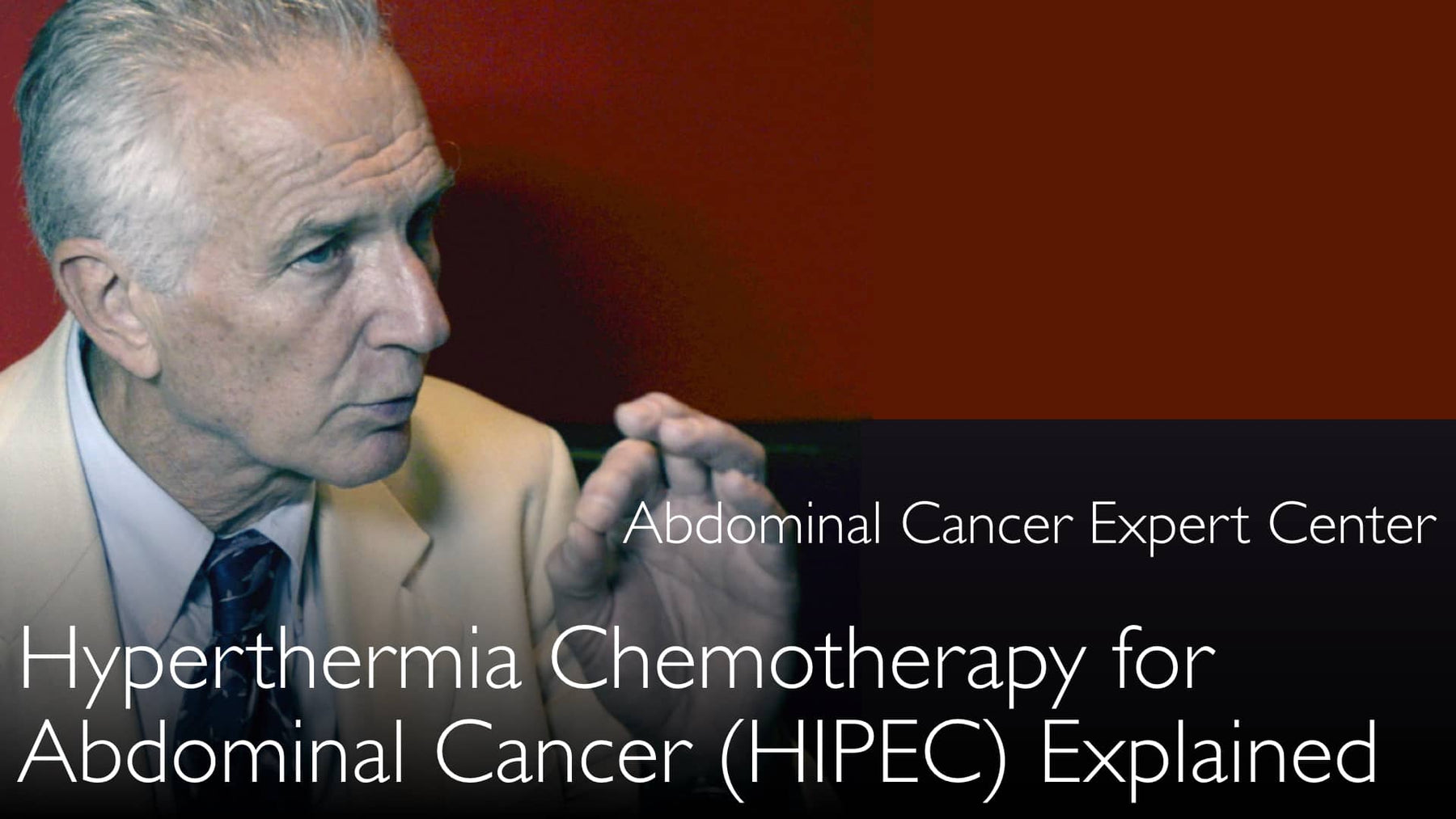 Hyperthermia Chemotherapy for Peritoneal Cancer. Why apply heat? HIPEC ...