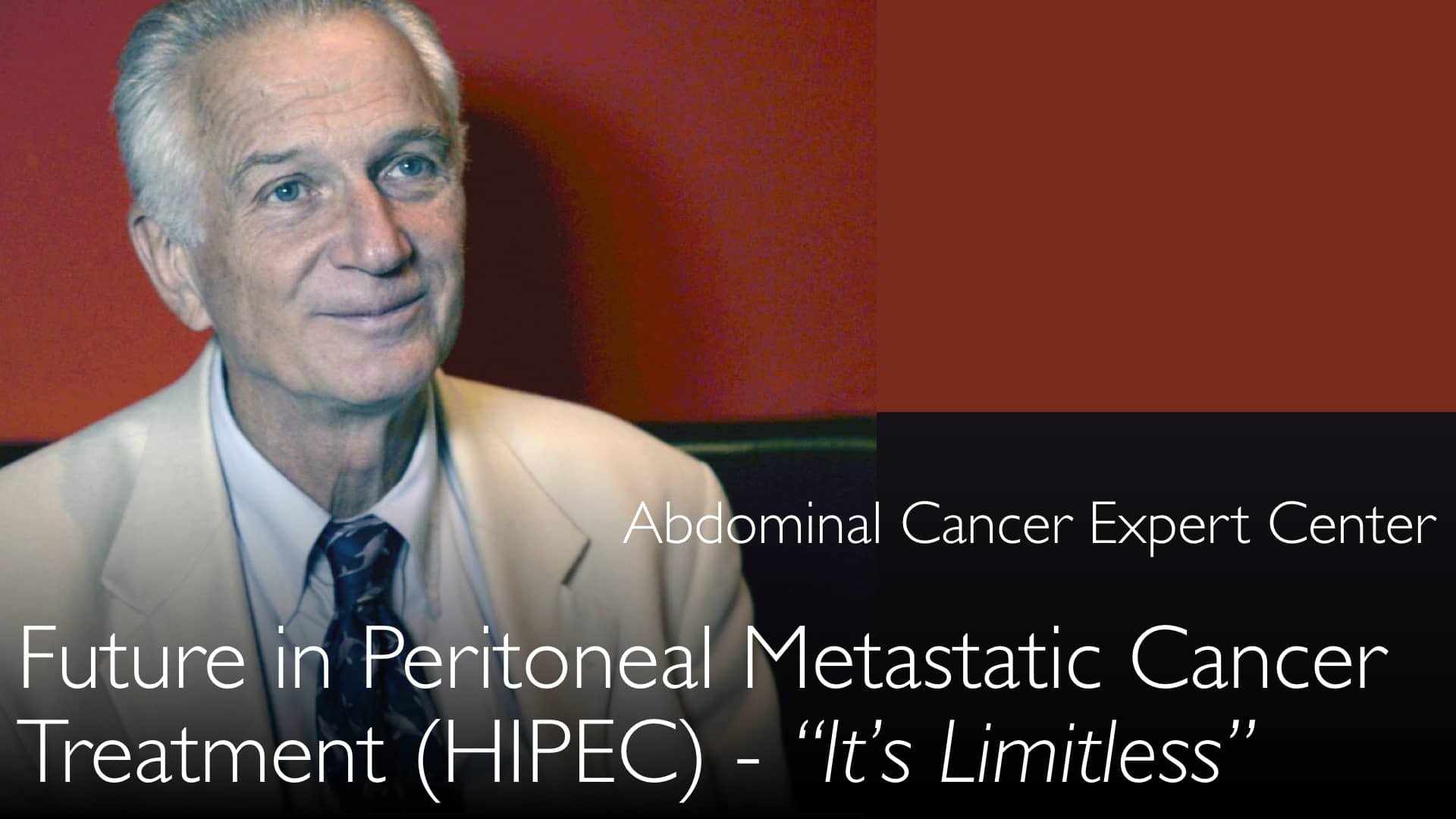 Treatment of metastatic peritoneal cancer. “The future is limitless ...