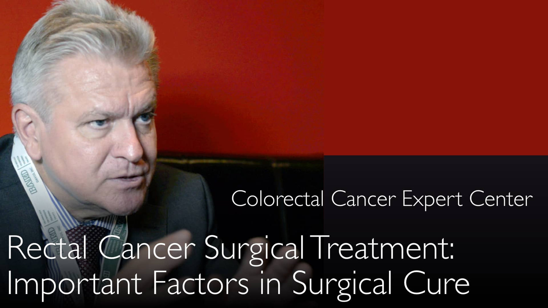 Rectal cancer treatment. Surgical operation. Necessary skills of surge ...